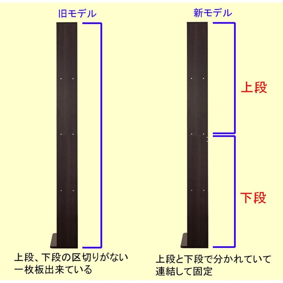 本棚 60cm幅 コミックラック ハイタイプ W600xD225xH1805mm HMP-05DBR/WH/CGR/WAL : ドリームリライフショップ - 通販 - Yahoo!ショッピング
