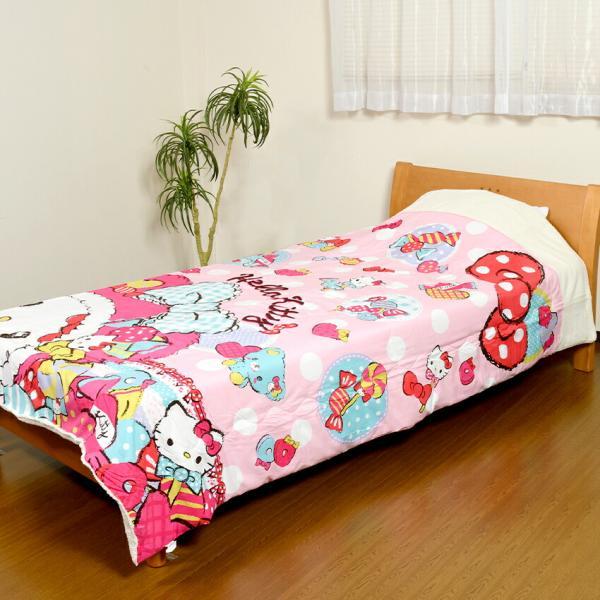 ハローキティ ハローキティ シープ調毛布布団 シングルサイズ（G-73-0482）（送料無料） : ドリームワークショップ - 通販 - Yahoo!ショッピング