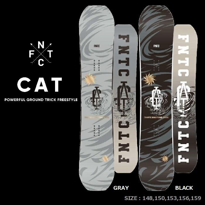 24-25 FNTC エフエヌティーシー CAT ダブルキャンバーモデル グランドトリック カービング ミドルフレックス 超軽量 グラトリ スノーボード 板 2025 正規品 ...