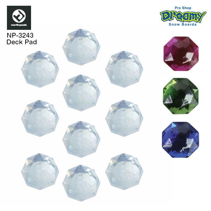 north peak ノースピーク Deck Pad NP-3243 デッキパッド 10個組 ダイヤモンド シャイニングタイプ 滑り止め CL ...