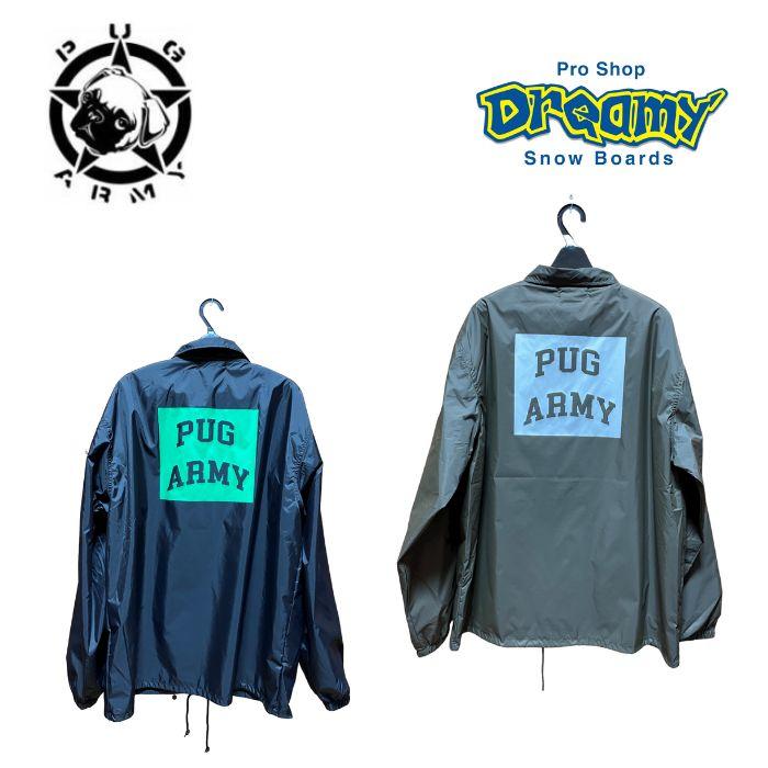 PUG ARMY パグアーミー コーチジャケット 数量限定 PUGARMY PUGM pug_army スノーボード グラトリ アパレル ...