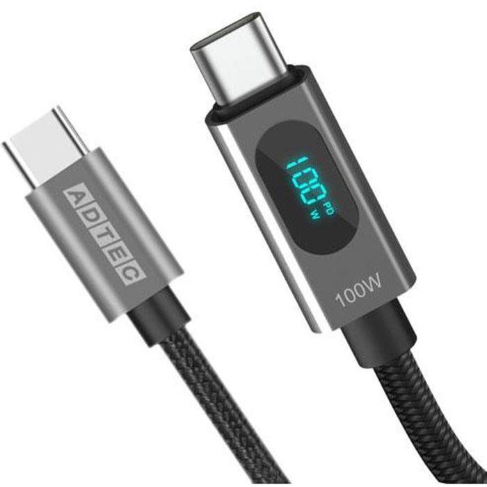 USBケーブル Type-C to C スマートモニタリング 480Mbps 1.2m ADTEC APC-V1210CC-U2-LEDD : スマホカバー専門店 ドレスマ - 通販 ...