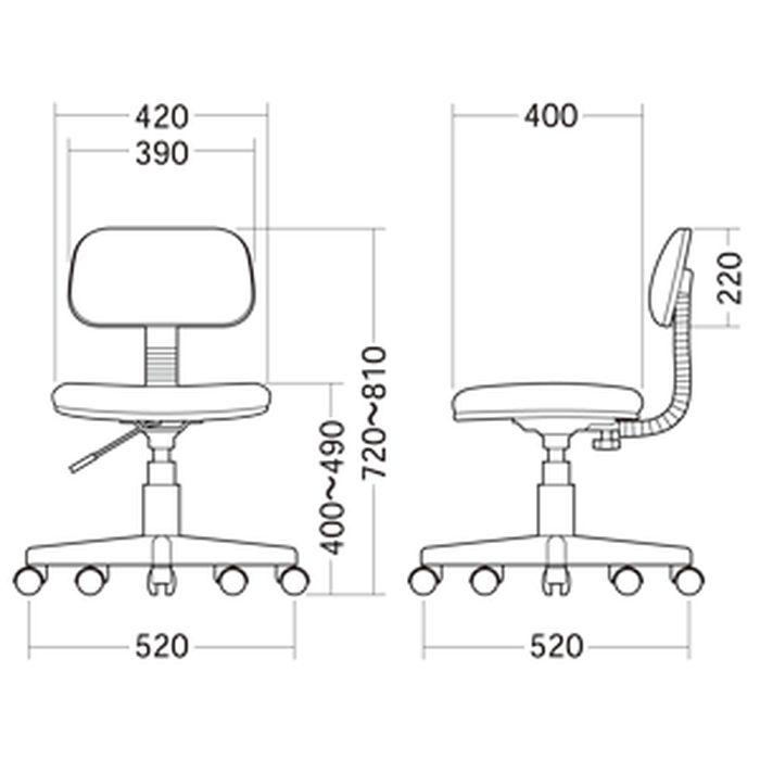 代引不可 OAチェア ブラック スタンダードでリーズナブルなオフィスチェア サンワサプライ SNC-A1BK : 4969887175552 : スマホカバー専門店 ドレスマ - 通販 ...