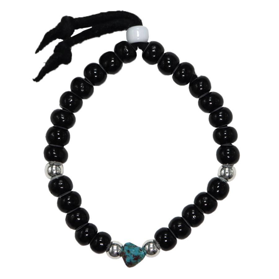 TADY&KING ターコイズビーズブレスレット ブラック : TADY&KING Yahoo!店 - 通販 - Yahoo!ショッピング