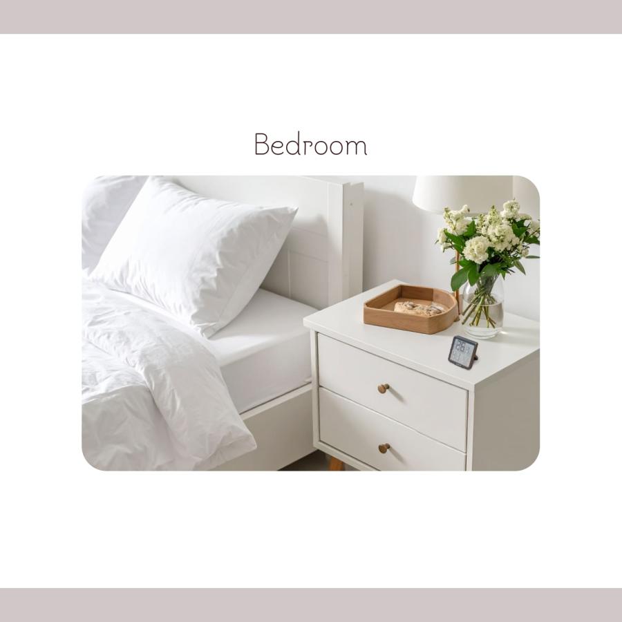 ドリテック デジタル温湿度計 リテーモ 温湿度計 おしゃれ かっこいい シンプル スタンド 茶色 白 ホワイト ブラウン 壁掛け 熱中症 dertec 見やすい O-449 : ドリテック ...