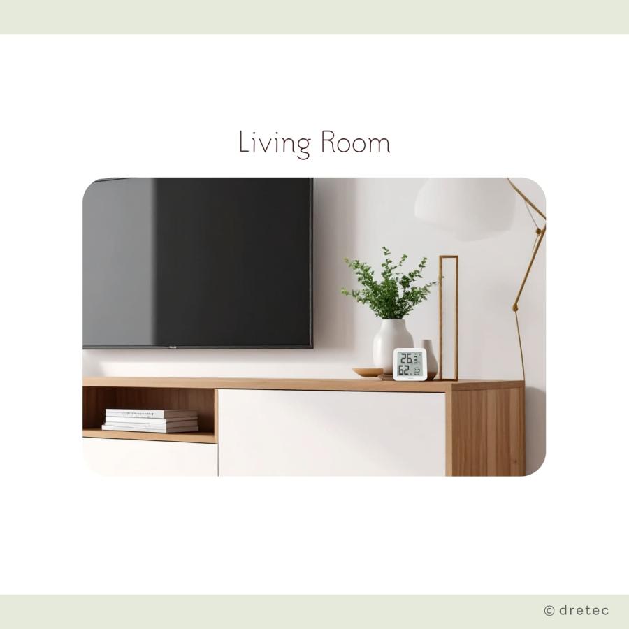 ドリテック 公式 温湿度計 デジタル 「リテーモ・ライト」 インフルエンザ 熱中症 警告表示器 光 音 シンプル 高精度 湿度計 おしゃれ O-451 : ドリテック(dretec)公式ストア ...