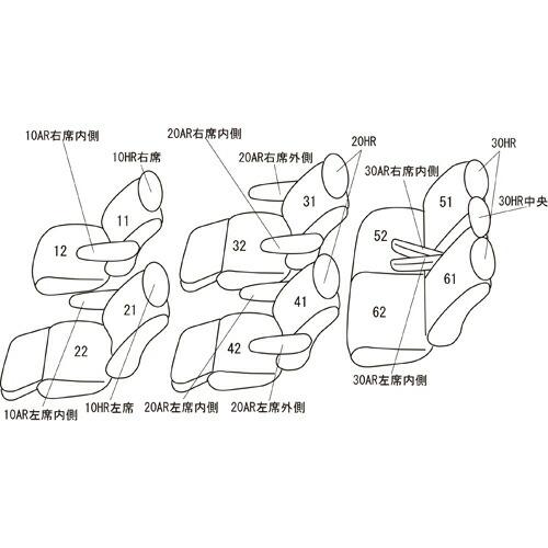 Clazzio クラッツィオ センターレザー ET-1515 トヨタ アルファード ヴェルファイア 高級本革 シートカバー Center Leather（代引不可） : ドライブマーケット 2 ...