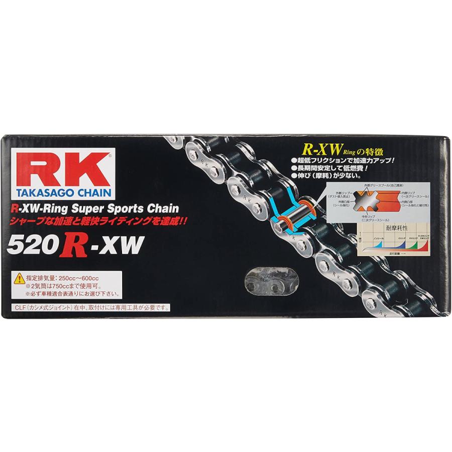 RKジャパン 520RXW 110L スチール / STEEL ドライブチェーン バイク用 520R-XW RK JAPAN : ドライブマーケットYahoo!店 - 通販 - Yahoo ...