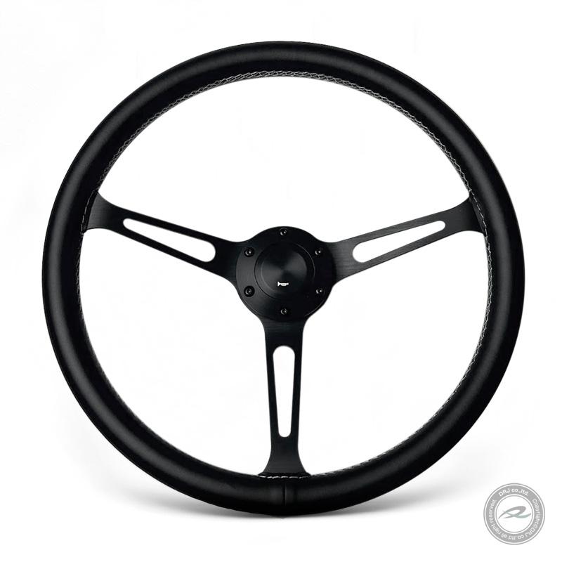 ステアリング 37.5Ф フェイクレザー PVC ホワイトクロスステッチ N375B : DRJショッピングストア 2 - 通販 - Yahoo!ショッピング