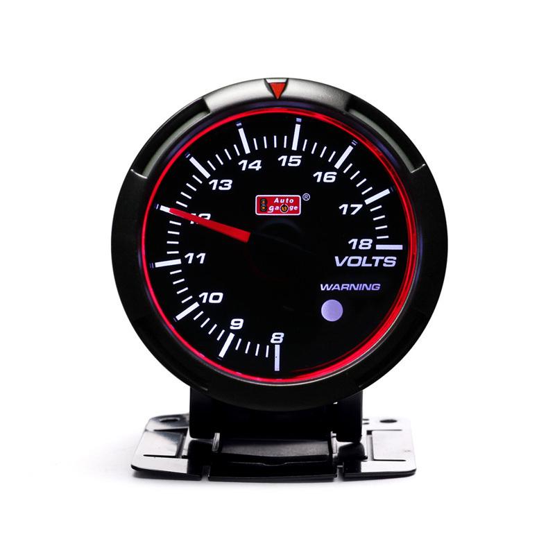 電圧計 RSM2 458 60Φ オートゲージ ブルー/ホワイトLED ブラックフェイス ワーニング 1年保証 エンジェルリング : DRJ ...