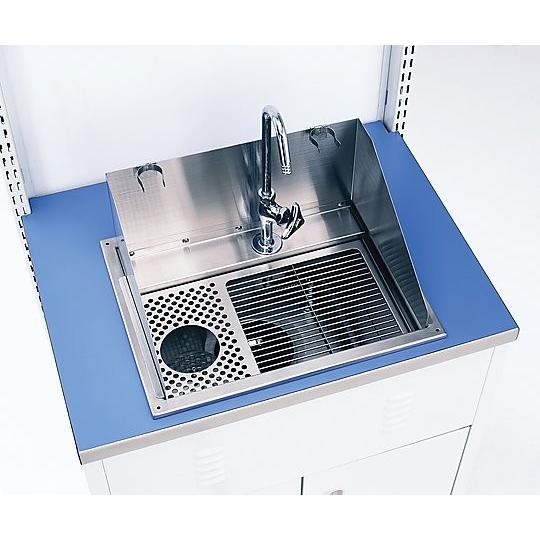 8-4059-02MD調剤台[水剤台]水剤台シンク右グリーン900×500×2400mm【ST】(as1-8-4059-02) :as1-8 ...