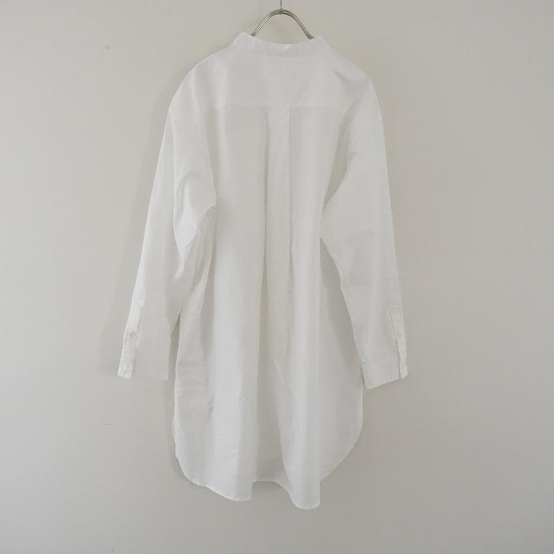 TOUJOURS 【美品/定価4.2万/2022AW】トゥジュー *COTTON TWILL CLASSIC BAND COLLA シャツワンピース*2(1-2307-88)【62G32 ...