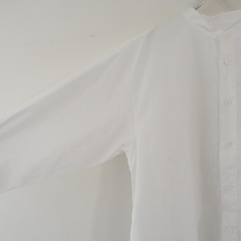 TOUJOURS 【美品/定価4.2万/2022AW】トゥジュー *COTTON TWILL CLASSIC BAND COLLA シャツワンピース*2(1-2307-88)【62G32 ...