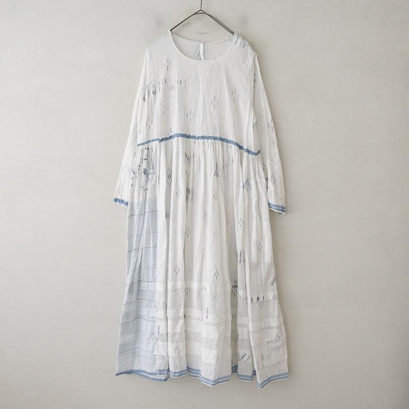 定価4.5万】インジリ injiri *C/N GATHER DRESS ギャザーワンピース*Lドレス綿カディコットン薄手(1-2311-633)【51L32】 : ブランド古着買取drop ...