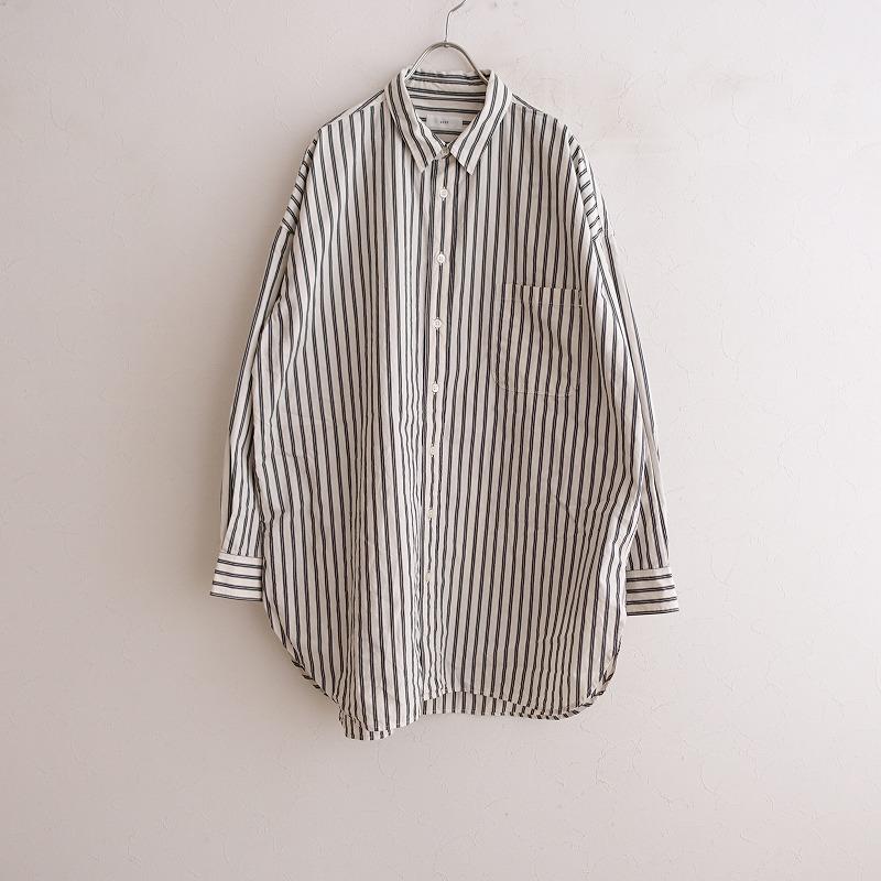 prit プリット *コットンストライプシャツワンピース*チュニック綿ロングブラウストップスロングスリーブ(1-2407-309)【91H42】 : ブランド古着買取drop - 通販 ...