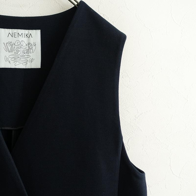 NEMIKA 【定価4.9万】NEMIKA ネミカ 根実花 *ロングベスト*1ジレ NEMIKA 【定価4.9万】NEMIKA ネミカ 根実花 *ロングベスト*1ジレ