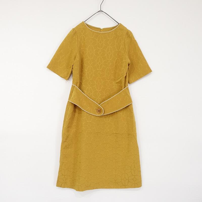 Sally Scott 【難あり】サリースコット *刺しゅうワンピース*11ARマスタード綿混ハーフスリーブ(1-2410-174)【90K42】 : ブランド古着買取drop - 通販 ...