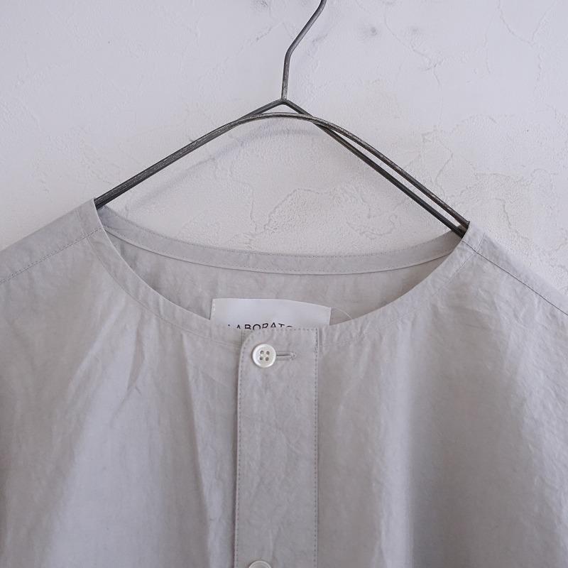 ラボレイトリー Laboratory *ノーカラーロング長袖シャツ*チュニックブラウストップス(1-2412-50)【40A52】 : 1-2412-50 : ブランド古着買取drop ...