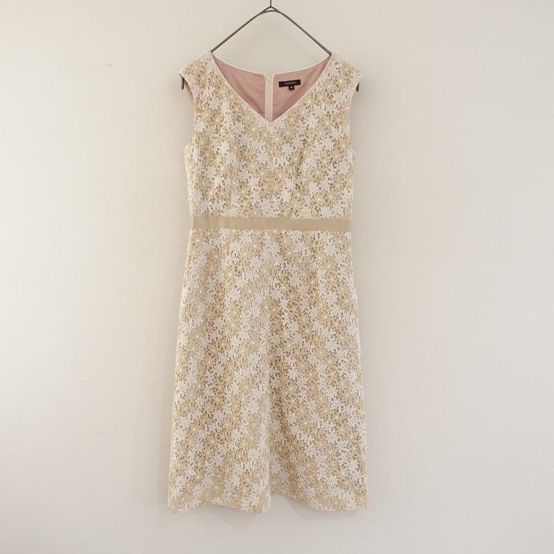 TOCCA トッカ *フラワー刺しゅうVネックワンピース*0ノースリーブドレス花柄エンブロイダリーレース(1-2504-162)【11E52】 : ブランド古着買取drop - 通販 ...