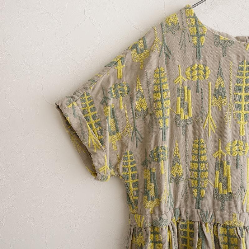 エバーラスティングスプラウト everlasting sprout *刺繍ワンピース*2半袖ベージュ0623(10-2306-24)【12F32】 : ブランド古着買取drop - 通販 ...