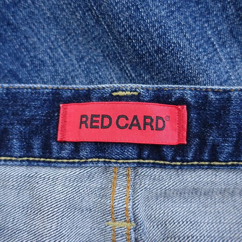 レッドカード RED CARD *RHYTHMデニムパンツ*29インディゴ レッドカード RED CARD *RHYTHMデニムパンツ*29インディゴ