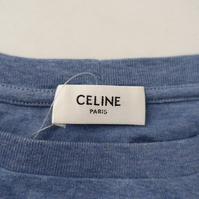 セリーヌ CELINE *ルーズフィットロゴプリントTシャツ*XXSライト セリーヌ CELINE *ルーズフィットロゴプリントTシャツ*XXSライト