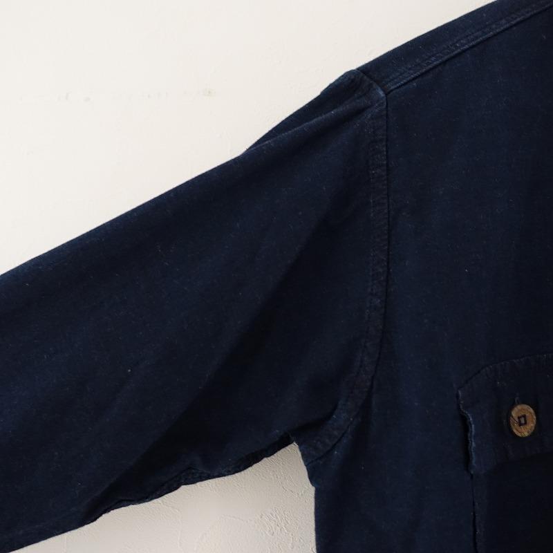 45R フォーティファイブアール *コットンインディゴチェストポケットシャツ*2ネイビーエルボーパッチ45rpm(2-2405-303)【61F42】 :2-2405-303:ブランド古着買取 ...