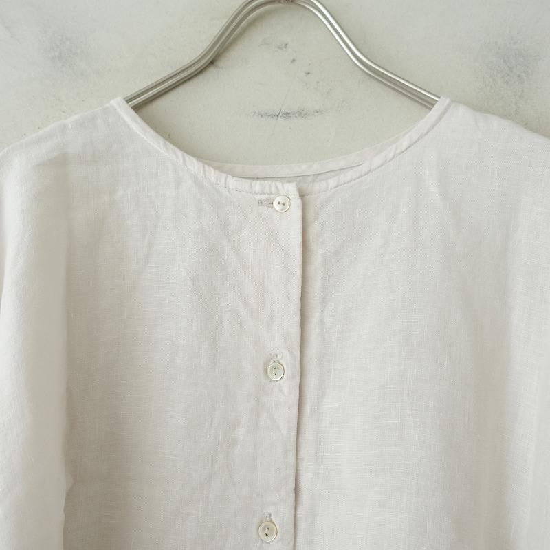 nest Robe（ネストローブ） 【定価2.6万】ネストローブ *レース襟付きリネンオーバーブラウス*F麻ドロップショルダー2WAY(2 ...
