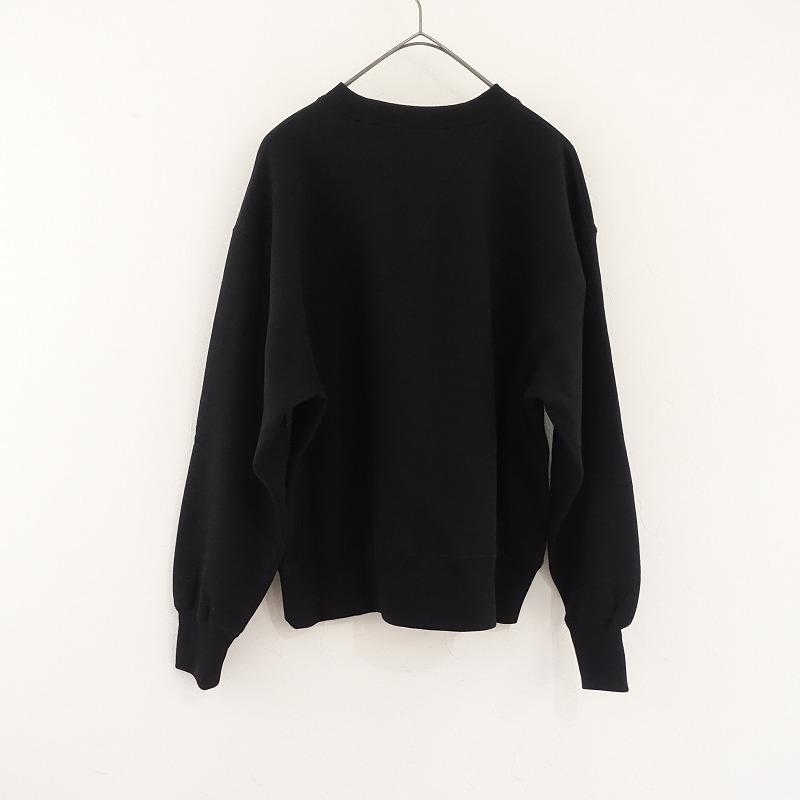 HYKE 【美品/定価2.8万】ハイク *クルーネックスウェットプルオーバー*1ブラックサイドリブ切替Vガゼット綿(2-2409-213)【31J42】 : ブランド古着買取drop - 通販 ...