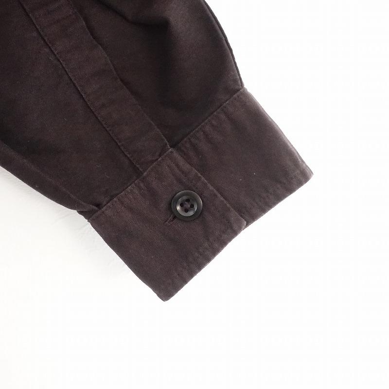 MHL. マーガレットハウエル MARGARET HOWELL *コットンスタンドカラーシャツ*2綿ブラウンブラウス(25-2403-105)【10D42a】 : ブランド古着買取drop ...