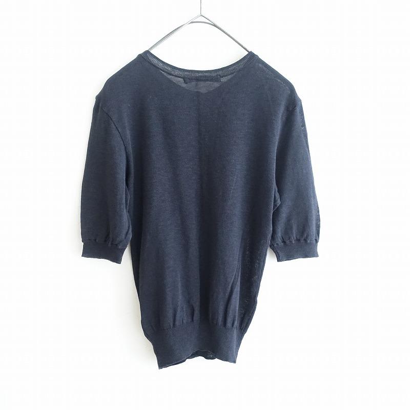 45アールピーエム 45RPM *コットンニットカーディガン*3綿ネイビー濃紺半袖羽織(25-2407-55)【10H42】 : ブランド古着買取drop - 通販 - Yahoo!ショッピング