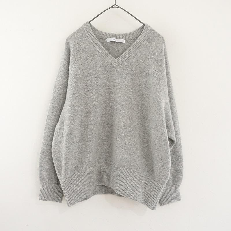 【2023AW/美品/定価1.9万】フレームワーク Framework *AQUA Vネックプルオーバー*毛カシミヤニットグレー(25-2412-38)【40A52】 : 25-2412-38 ...