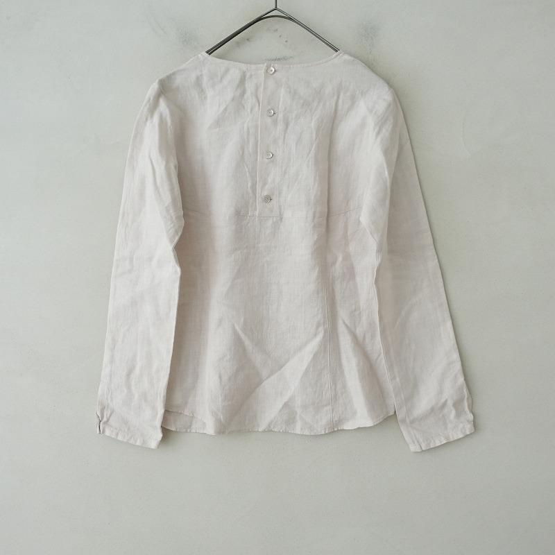 リゼッタ Lisette *リネンプルオーバーブラウス*36麻ライトベージュノーカラーシャツ(25-2502-300)【71C52】 : ブランド古着買取drop - 通販 - Yahoo ...