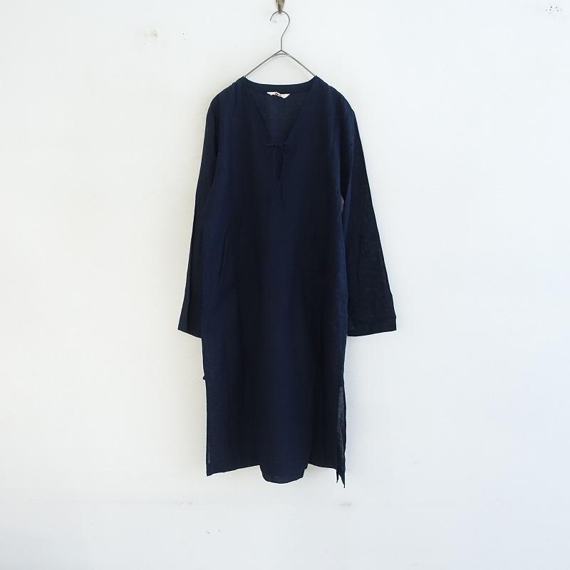 45アールピーエム 45RPM *チュニックワンピース*2ネイビー濃紺Vネックドレス薄手(25-2505-43)【10F52】 : ブランド古着買取drop - 通販 - Yahoo!ショッピング