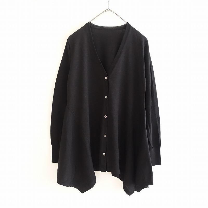 Leilian 【美品/定価9.3万】Leilian レリアン *シルクブレンドカーディガン*9綿絹ブラック黒Vネックニット羽織上着(25-2507-349)【01H52】 : ブランド古着 ...