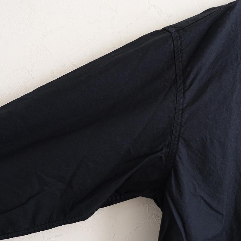 Brocante //【定価1.8万】ブロカント *ラピエセチュニック*2コットン薄手シャツブラウスタックダークネイビー(27-2401-64 ...