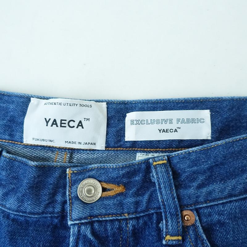 YAECA 【定価2.6万】ヤエカ *No.3-13U デニムワイドストレート*30ジーンズトラウザーズインディゴブルー(27-2506-23)【30G52】 : ブランド古着買取drop ...