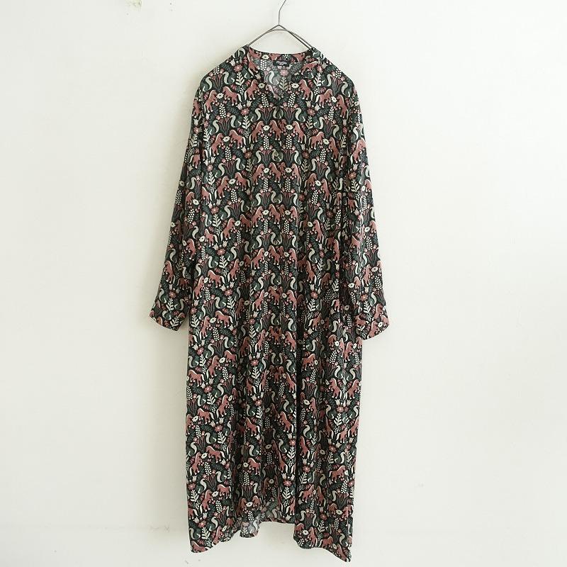 marble SUD 【未使用/2023/AW/定価2.4万】マーブルシュッド *go belinプリントスキッパーシャツワンピース*(33-2408-109z)【90I42】 : ブランド ...