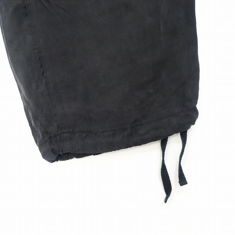 TICCA 【定価2.5万】ティッカ *キュプラミリタリーパンツ*1黒 TICCA 【定価2.5万】ティッカ *キュプラミリタリーパンツ*1黒