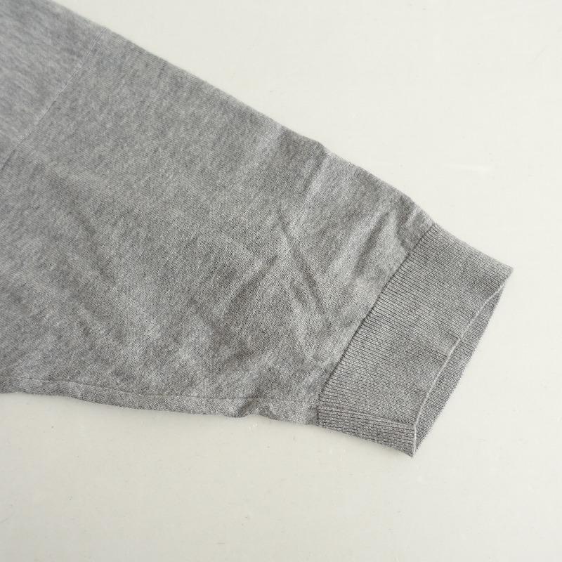 JOHN SMEDLEY ジョンスメドレー *コットンニット7分袖プルオーバー*Sグレー無地ニットソー(33-2410-914)【40L42】 : ブランド古着買取drop - 通販 ...