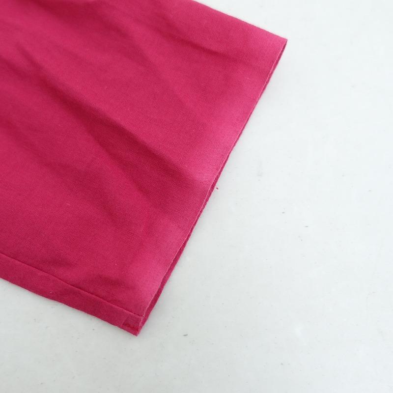 ヤエカ YAECA *14729 ラップギャザードレス*Sカシュクールワンピースショッキングピンクコットン長袖(33-2412-611)【10B52】 : 33-2412-611 : ブランド ...