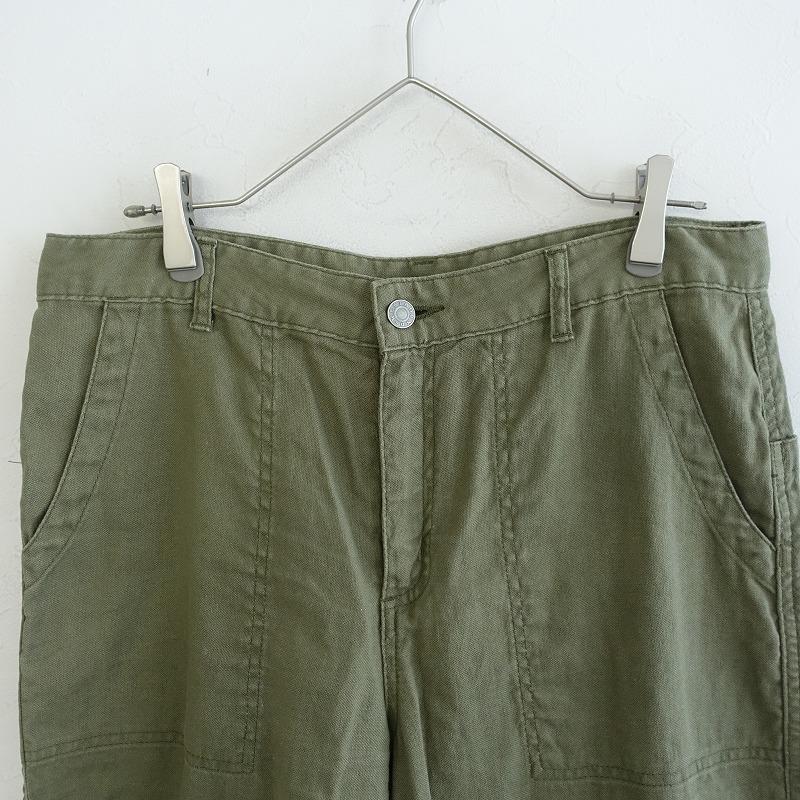 grown in the sun グローンインザサン *リネンコットンベイカーパンツ*2カーキSUNSHINE+CLOUD(33-2505-409)【51F52】 : ブランド古着買取drop ...