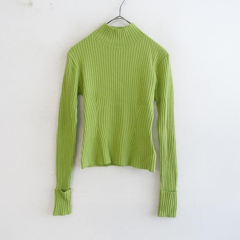 【未使用】ポピー POPPY *リブニットハイネックプルオーバー*Fライムカットソーコットン混(33-2507-615)【91H52】 : ブランド古着買取drop - 通販 - Yahoo ...
