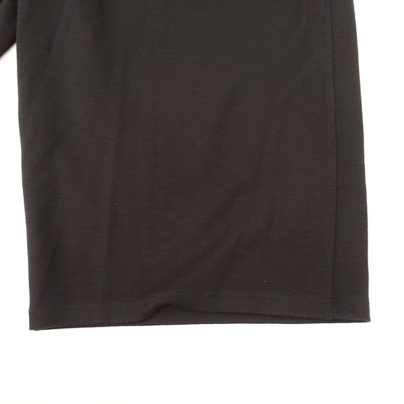 pas de calais（パドカレ） 【2025/定価3.7万】パドカレ *ストレッチポンチパンツ*36ワイド黒ブラックウエストゴム(33 ...