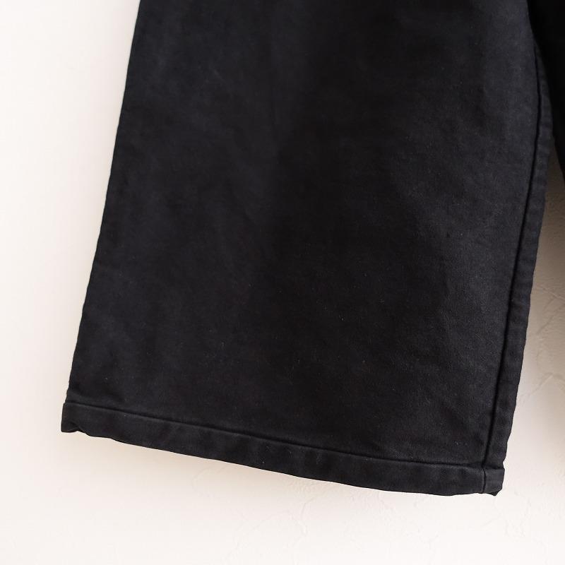 【染】ランフランセダンタン Lin francais d’antan *ワイドパンツ*綿黒ゴムイージーアトリエダンタン(34-2405-61)【52F42】 : ブランド古着買取drop ...