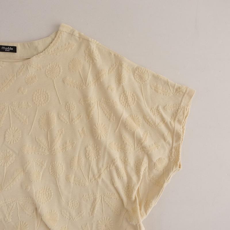 【2022/定価1.3万】マーブルシュッド marble SUD *タンポポJQアンプルTEE*プルオーバー綿混ライトイエロー(4-2305-25)【81E32】 :4-2305-25 ...