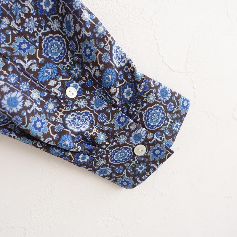 【美品/定価1万】鎌倉シャツ KAMAKURA SHIRT *LIBERTY Cecil リバティ セシル ボウタイブラウス 40*茶色(85-2501-121)【71B52】 : ブランド ...