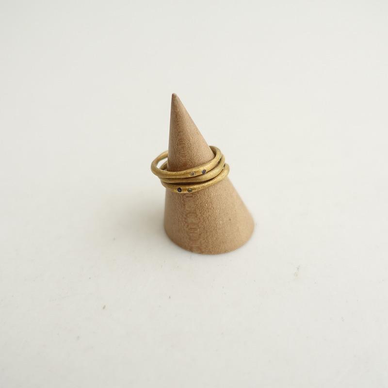 agete アガット *3連リング ダイヤモンド・サファイア 9号*イエローゴールド金指輪アクセサリー天然石(ac85-2405-115)【51F42】 : ブランド古着買取drop - 通販 ...