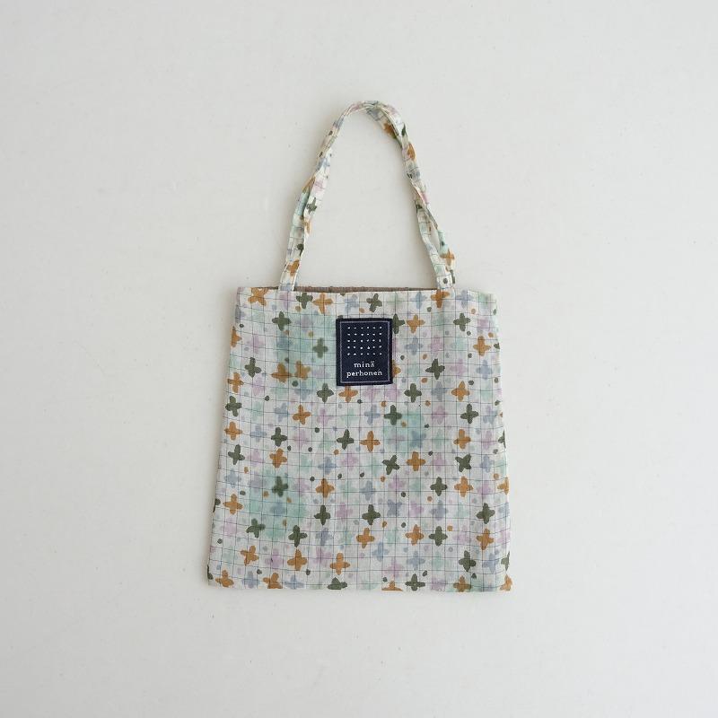 mina perhonen ミナペルホネン *star fence ミニバッグ*手提げバックかばんスターフェンス(ba33-2407-2)【30H42】 : ブランド古着買取drop - 通販 ...
