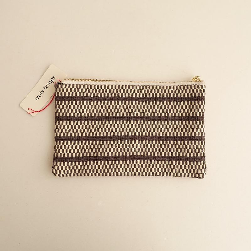 定価1.3万】トロワトン trois temps *2wayショルダーバッグ*かばん斜め掛けクラッチ綿×レザー1123(ba7-2311-72)【22L32】 : ブランド古着買取drop ...